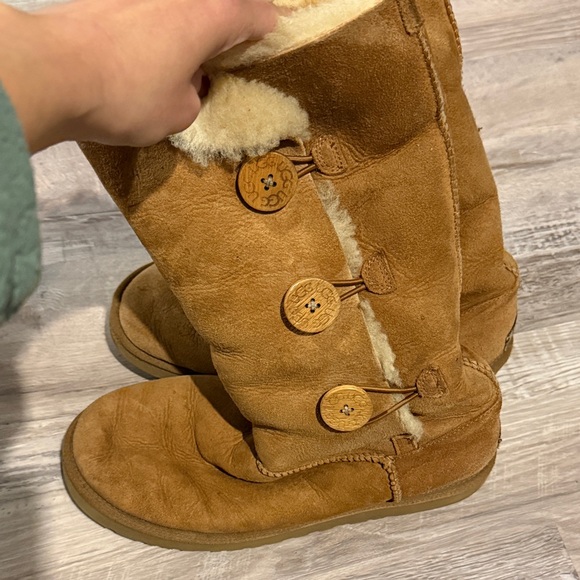 UGG | Shoes | Ugg Suede Boots With Button Accents | Poshmark